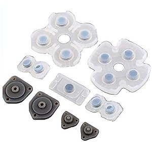 OSTENT Conductive Rubber Contact Pad Button D-Pad for Sony PS4 Controller - Pack of 10