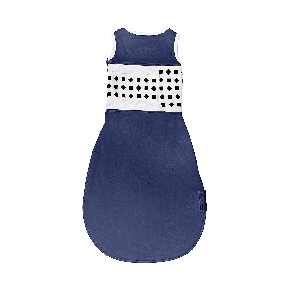 Nanit Breathing Wear Sleeping Bag – 100% Cotton Baby Sleep Sack - Works with Nanit Pro Baby Monitor to Track Breathing Motion Sensor-Free, Real-Time Alerts, Size Small, 3-6 Months, Midnight Blue