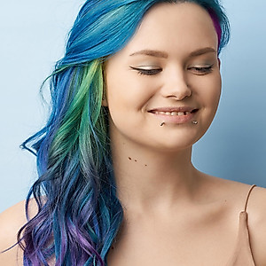 ARCTIC FOX Vegan and Cruelty-Free Semi-Permanent Hair Color Dye (8 Fl Oz, POSEIDON)