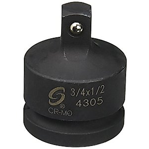 Sunex 4305 3/4-Inch Drive 3/4-Inch Female to 1/2-Inch Male Super Adapter