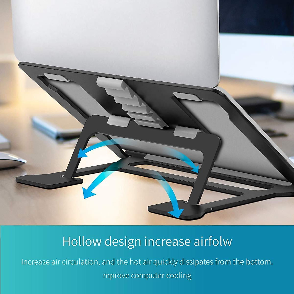 Adjustable Drawing Tablet Stand Drawing Pen Display Aluminum Ventilated Stand Holder for Wacom One, Cintiq 13/16, XP-Pen Artist 12/13.3/15.6 and Huion Kamvas 12/13/15.6