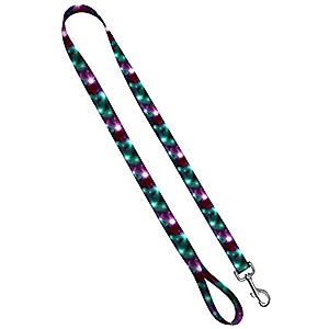 Moose Pet Wear Deluxe Dog Leash - Patterned Heavy Duty Pet Leashes, Made in the USA - 1 Inch x 6 Feet, Cosmic Ray