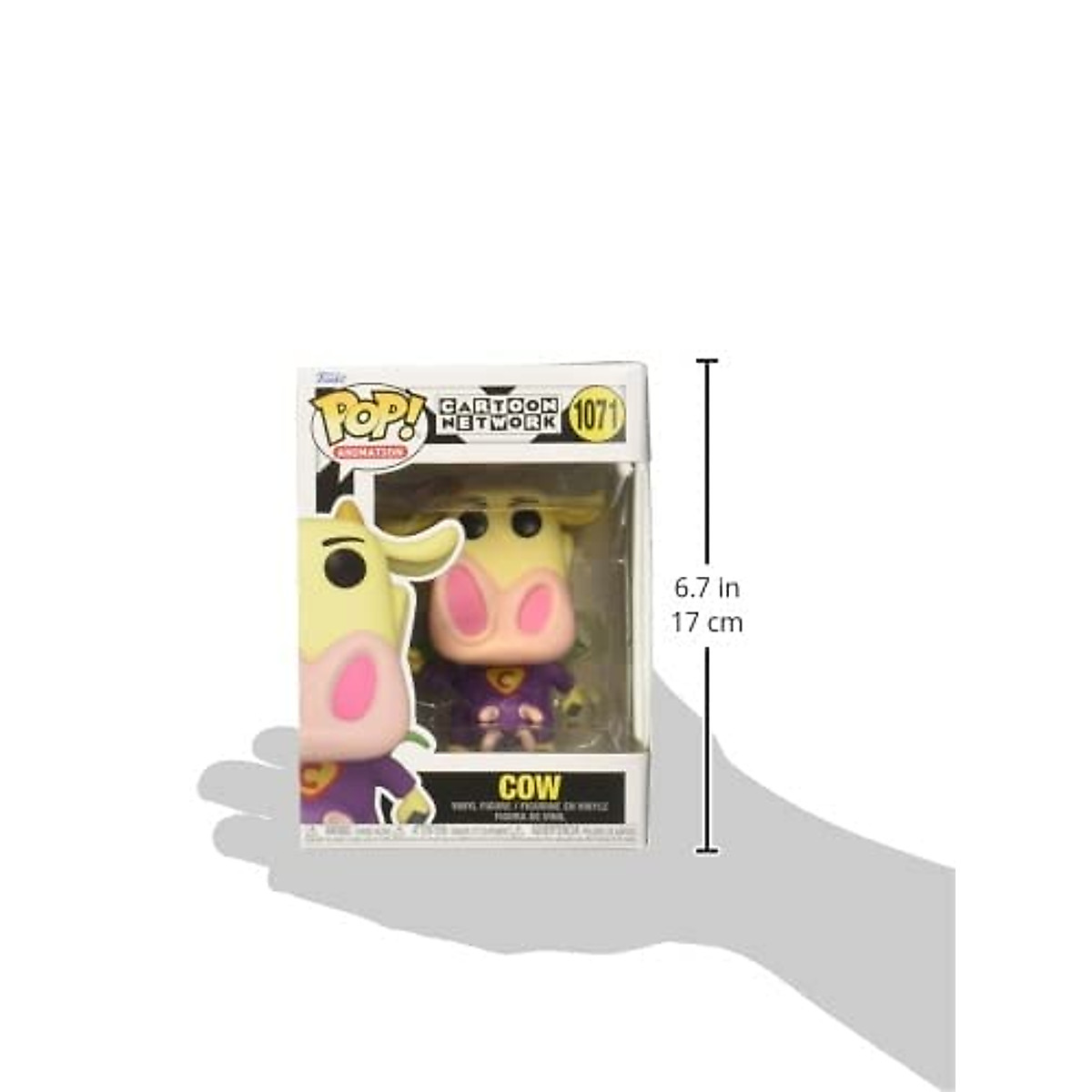 Funko POP Pop! Animation: Cow & Chicken - Cow POP Animation: Cow & Chicken- Superhero Cow Multicolor