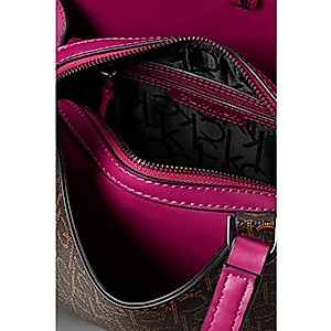 Calvin Klein Porter Shopper Brown/Khaki/Raspberry One Size