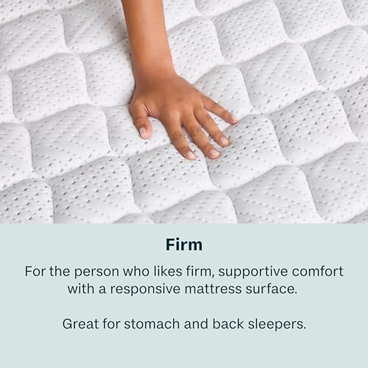Beauty Sleep Midnight Slumber Firm 10" Queen Foam Mattress in a Box, Cooling, Breathable, and Pressure Relieving - 100 Night Trial, CertiPUR-US Certified and 10 Year Limited Warranty