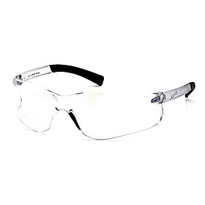 Pyramex Ztek Readers Bifocal Safety Glasses Eye Protection, Clear Lens, 2.5 Diopters