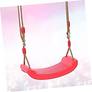 ibasenice 1pc Indoor Swing for Kids Toddler Toys Outdoor Baby Swing Indoor Swing with Rope Tree Swings for Kids Tree Swing Set Children's Swing Seat Swing Seat with Rope Mixed Board Heavy