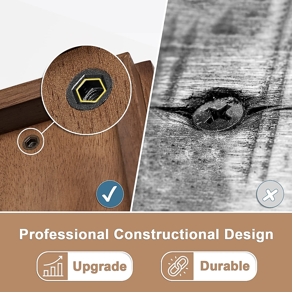 Aroktake Shoe Rack Bench, 2-Tier Wood Heavy Duty Shoe Organizer Shelf for Entryway, Living Room,Bedroom (Brown, 11.81"X31.5"X16.54")