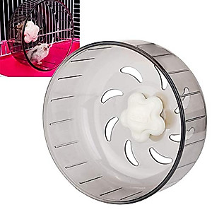 Evonecy Good Mute Effect Rotate Smoothly Wheels Rat Wheel, Exercise Hamster Wheel, 13cm for Rats for Hedgehogs for Prairie Dogs for Home