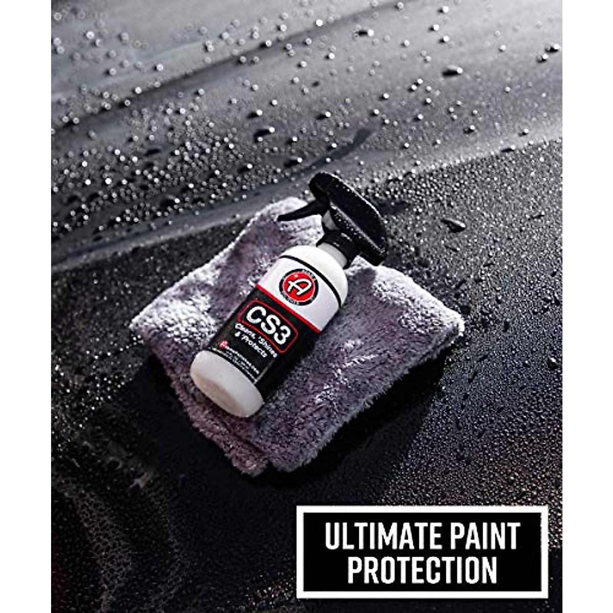 Adam’s CS3 (16oz) - Ceramic Spray Coating That Cleans, Shines & Protects | Top Coat Car Wash Polish & Paint Protectant Stronger Than Car Wax | RV Boat Motorcycle Car Detailing Waterless Wash Cleaner