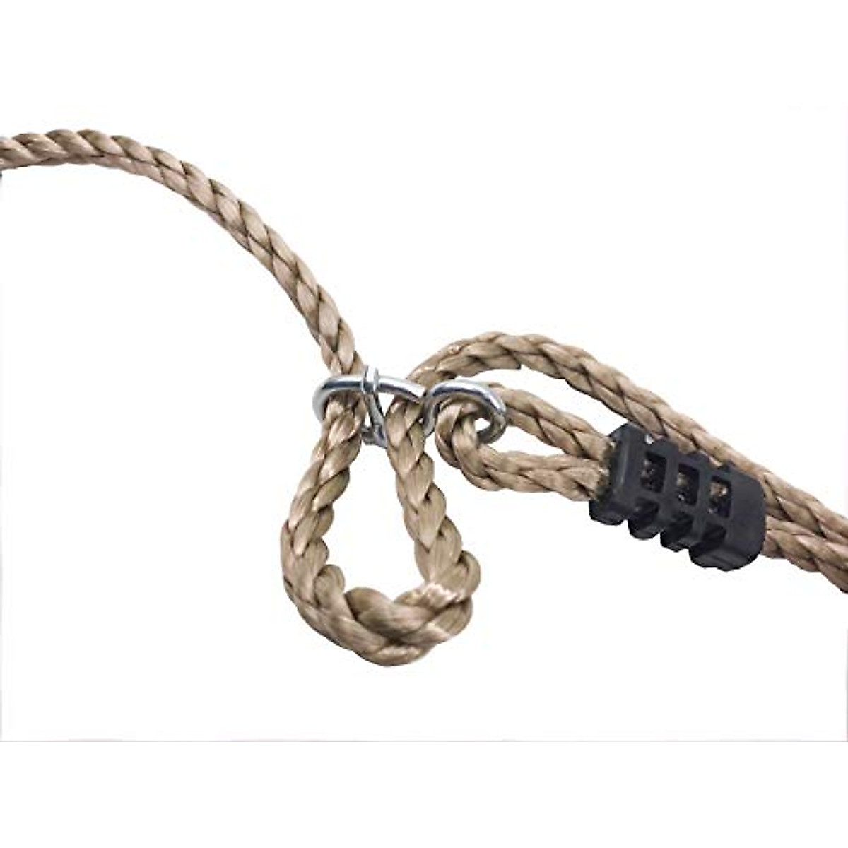 NOSTIFY 2PC Heavy Duty Length Adjustable Nylon Rope Express Setup Hanging Tree Straps (400 Lbs Limited/Each) for Outdoor Swings Hammock Playground Set Accessories