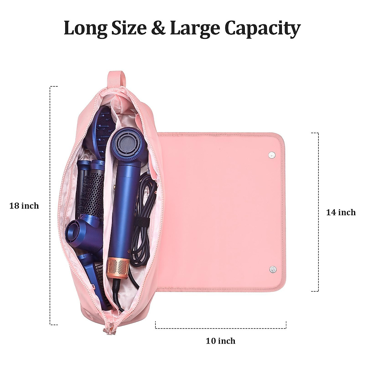 VGR Shark Flex Style Case - Carrying Case for Shark Flexstyle/Dyson Airwrap, Hair Tools Travel Bag for Dyson/Shark Hair Dryer