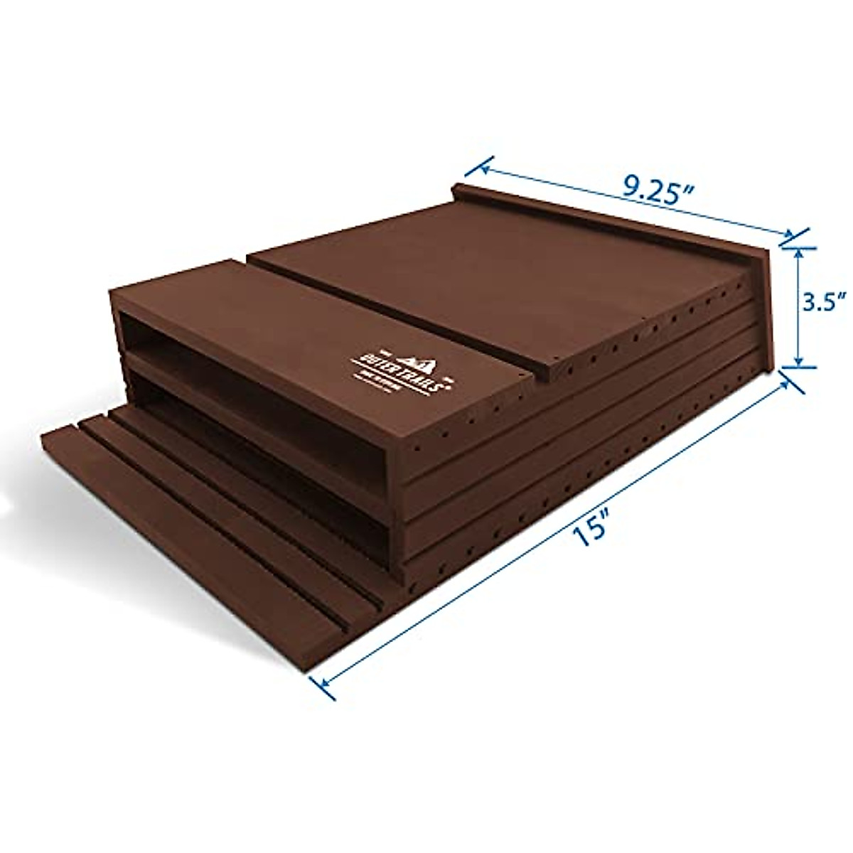 Outer Trails Two-Chamber Bat House - Brown