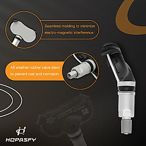 HQPASFY Tire Pressure Sensor 315MHz TPMS 4PCS Compatible with 07-18 Toyota Sequoia Tundra 06-19 Sienna Replaces# 42607-0C070, 42607-08010, 42607-0C050