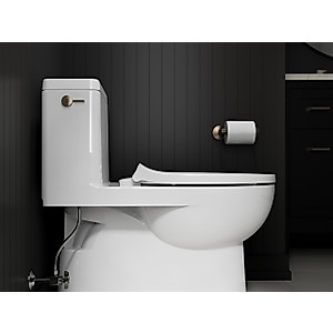 Kohler K-28004-0 Drift ReadyLatch Quiet Close Elongated Toilet Seat, White