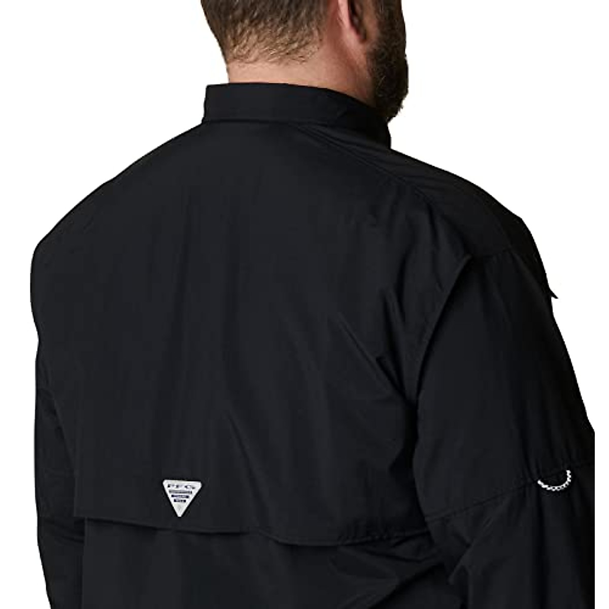 Columbia Men’s PFG Bahama™ II Long Sleeve Shirt, Black, Medium