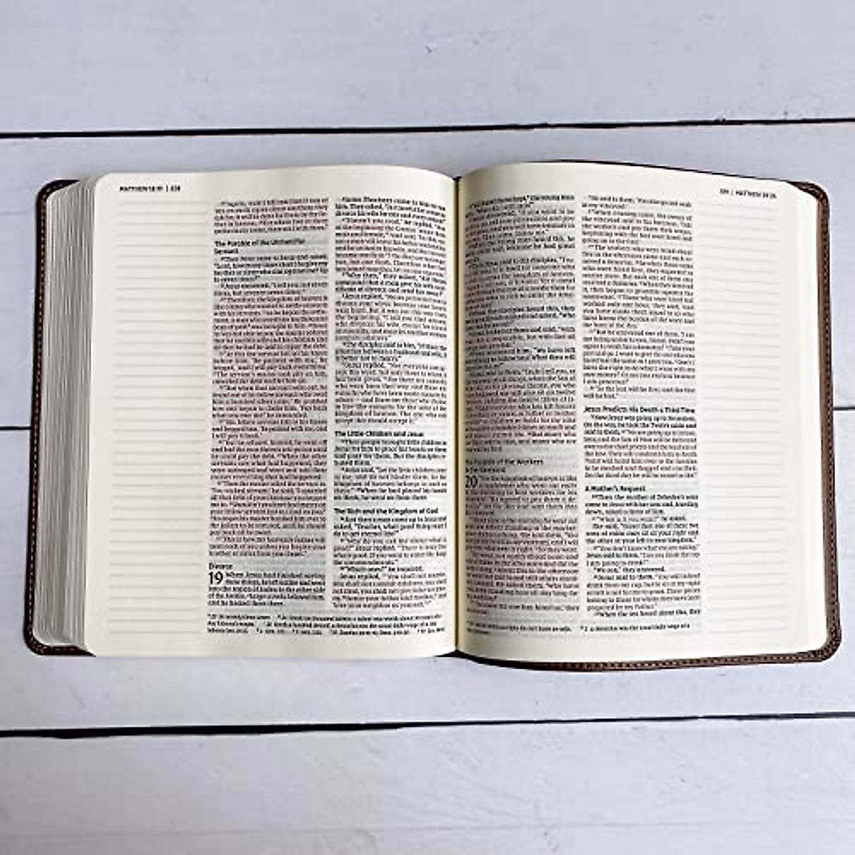 Hand Lettered and Laser Engraved NIV Journaling Bible, Personalized Gift, Custom Name Engraving Available