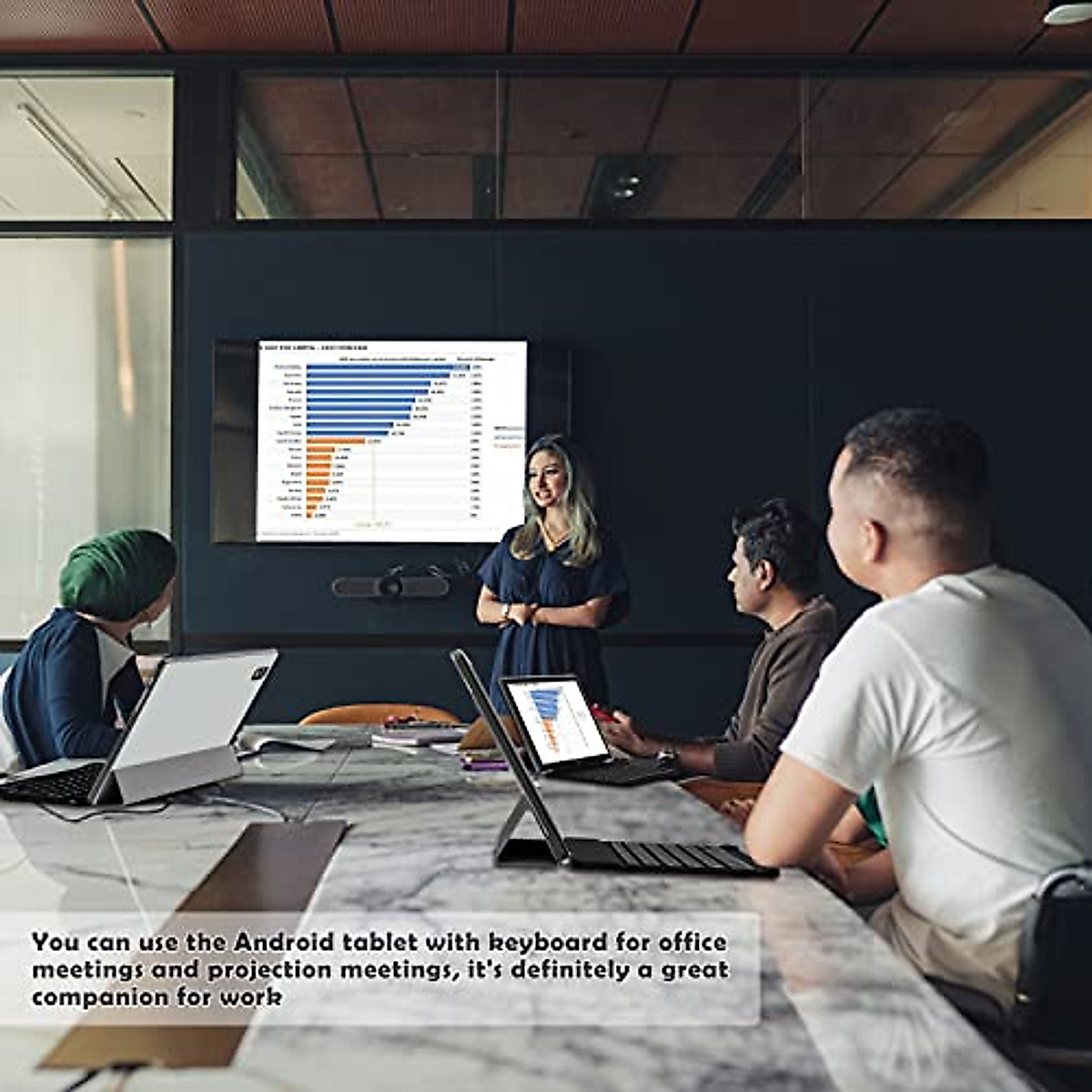 2023 Newest Android Tablet 10.1 Inch, 4G Cellular Tablet with Keyboard, 2 in 1 Tablet with 2 SIM Slot 64GB ROM+4GB RAM-13MP Camera, Octa-Core, 1080 FHD |Wi-Fi | GPS| Bluetooth |Mouse/Stylus-Black