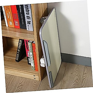 USHOBE 1pc Adjustable Computer Desk Desktop Bookcase Metal Tray Couch Tray Mini Size Breakfast Tray Foldable Bed Desk Stand up Office Wooden Desk Office Table Student Study Table The Bed