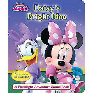 Disney Minnie Mouse - Best Friends Pop-Up Sound Board Book and Sound Flashlight Toy - PI Kids (Play-A-Sound)