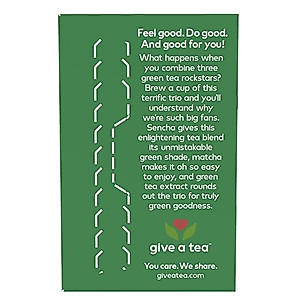 NOW Foods, Certified Organic Green Kick Tea, with Polyphenols, Premium Unbleached Tea Bags with No-Staples Design, No Added Colors, Preservatives, Flavors, or Sugars, 24-Count