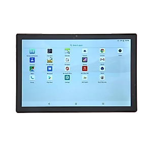 Haofy 10.1 Inch Tablet, Golden 4G LTE 2 in 1 Tablet PC Octa Core CPU for Entertainment for Android 12 (US Plug)