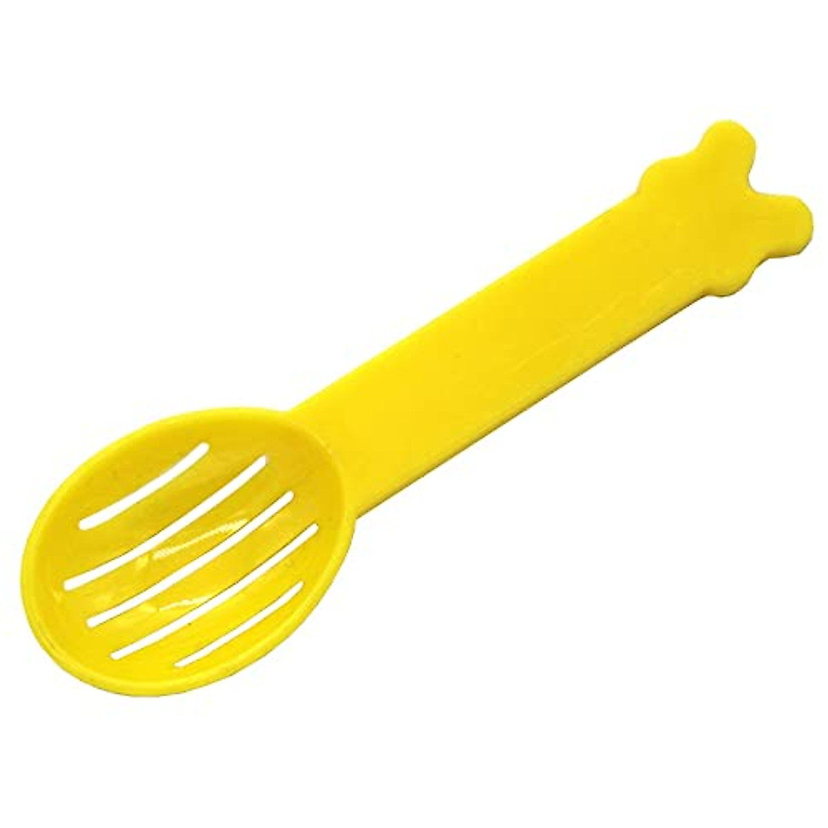 HAICHEN TEC Hamster Bathroom - Large Transparent Hamster Sand Bath Container with Scoop Kit Sandbox Toilet for Dwarf Hamster, Syrian Hamster Small Animal Cage Accessories (Yellow)