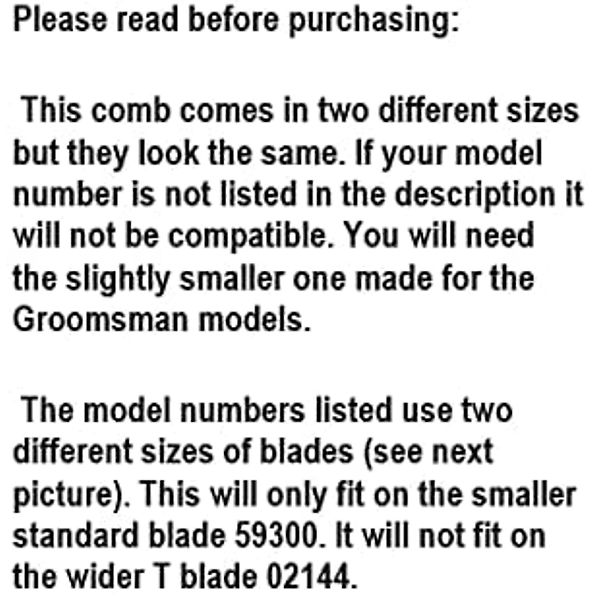 Trimmer Replacement 10 Setting Position Adjustable Guard Guide Comb 12mm - 21mm Standard Blade 59300 for Wahl All in One Lithium Ion Beard (Fits Only One Blade Size for Specific Models)
