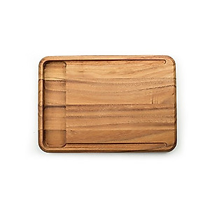 Ironwood Gourmet Big Catch Cutting Board, Acacia Wood, 10.5 x 15 x 1.25 inches