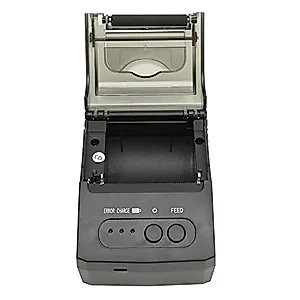 Cosiki Thermal Printer, High Speed 90mms Micro USB Interface, 58mm Paper Width, 100240V, 2000mAh, Rechargeable Shopping Mall Thermal Receipt Printer (US Plug)