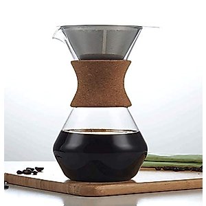 Pour Over Coffee Maker with Dripper Filter 34 Ounce/ 1000 ml