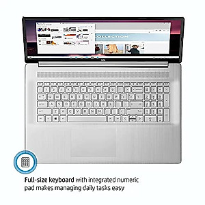 HP Laptop Computer Windows 11 17 inch Screen, FHD 1080p IPS Display, Intel i5-1135G7, USB Type-C, Iris Xe Graphics, Wireless-AC, Long Battery Life, Fast Charge, HDMI Cable (16GB RAM | 1TB PCIe SSD)
