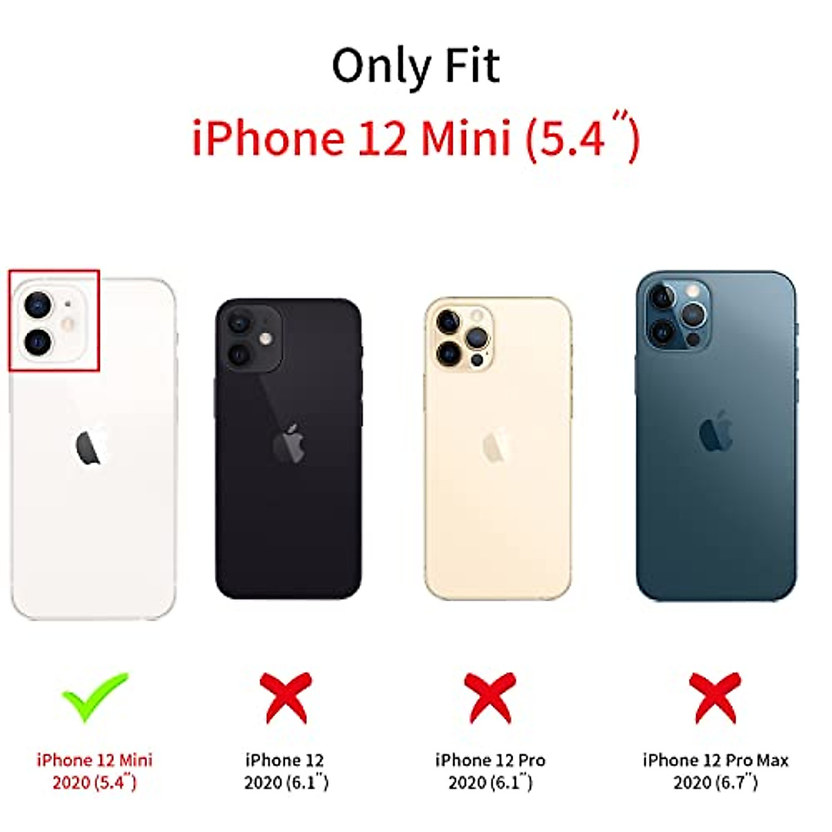 Fycyko Compatible with iPhone 12 Mini Case Glitter Luxury Cute Clear Flexible Plating Cover Camera Protection Shockproof Phone Case for Women Girl Men Design for iPhone 12 Mini Cover 5.4'' Blue