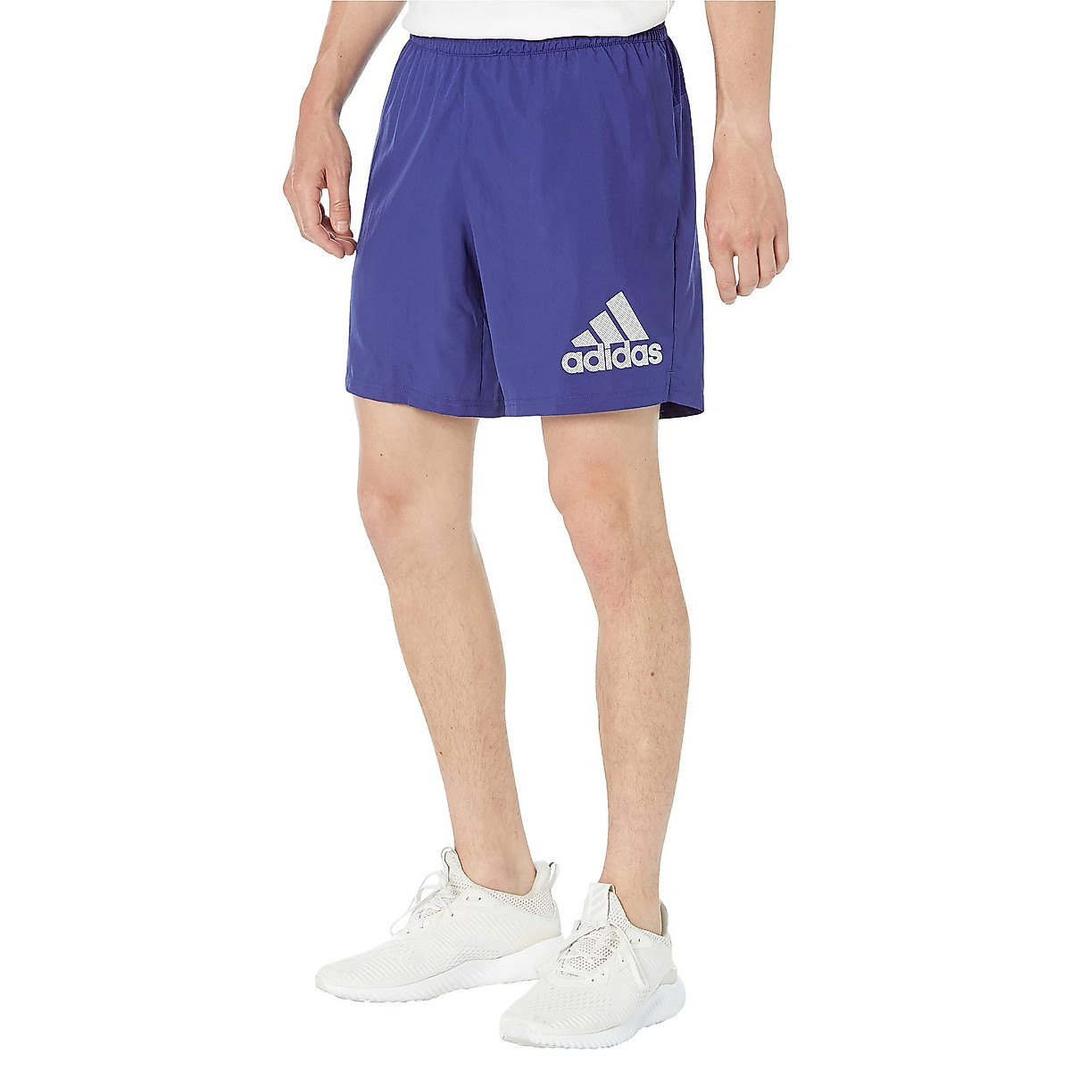 adidas Men's Run It Shorts, Legend Marine/Blue Tint S18, Small/7" Inseam