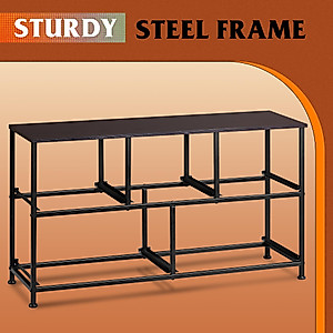 WLIVE Dresser for Bedroom with 5 Drawers, Wide Chest of Drawers, Fabric Dresser, Storage Organizer Unit with Fabric Bins for Closet, Living Room, Hallway, Nursery, Dark Grey