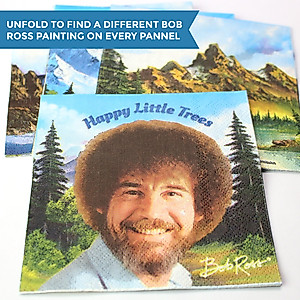 Bob Ross Party Supplies (Standard) Classic Happy Birthday Decorations, Graduation, Retirement, Art Party, 66 Piece Set, by Prime Party