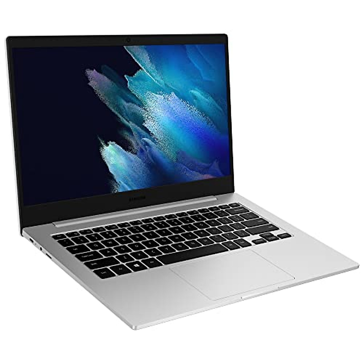 Samsung Galaxy Book Go 5G Laptop (256GB, 8GB RAM, Wi-Fi + 5G / 4G LTE) 14.0" Snapdragon 8cx Gen 2, GSM Unlocked Windows 11 Cellular Notebook w/ 180-Degree Hinge (Silver) (Renewed)