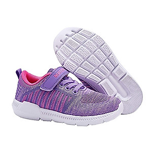 MAYZERO Kids Tennis Shoes Boys Girls Breathable Running Shoes Fashion Sneakers