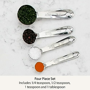 All-Clad Specialty Stainless Steel Kitchen Gadgets Measuring Spoons Kitchen Tools, Kitchen Hacks Silver
