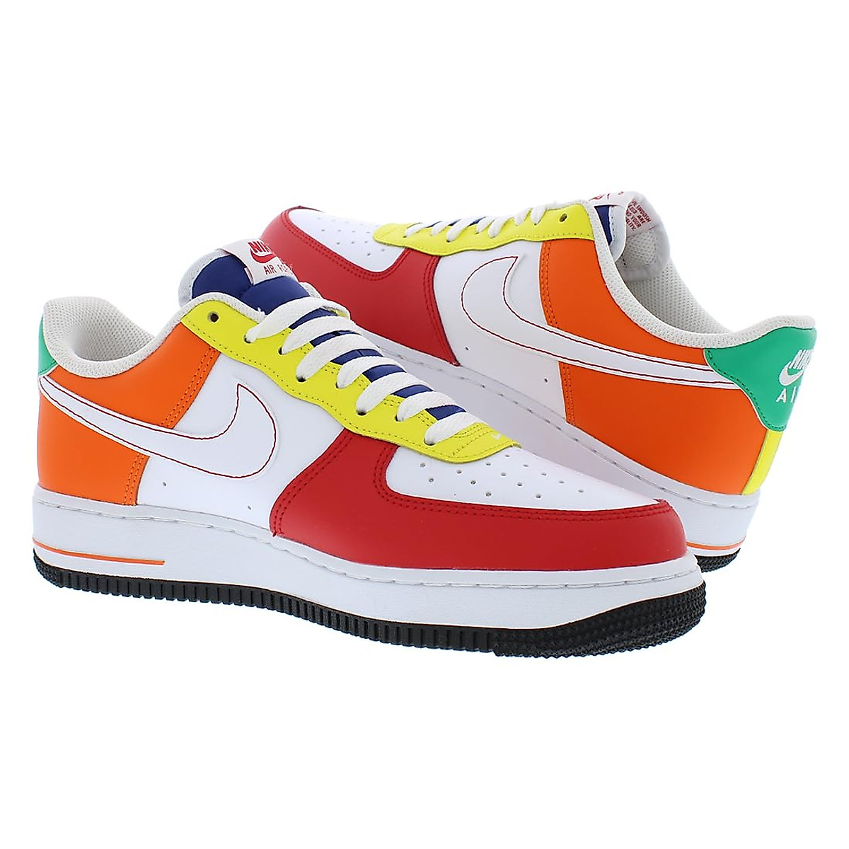 Nike Air Force 1 '07 LV8 University Red/White Rubix Cube Mens Size 10.5