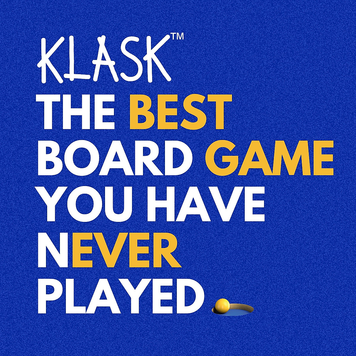 KLASK 4: The 4 Player Magnetic Party Game of Skill - for Kids and Adults of All Ages That’s Half Foosball, Half Air Hockey