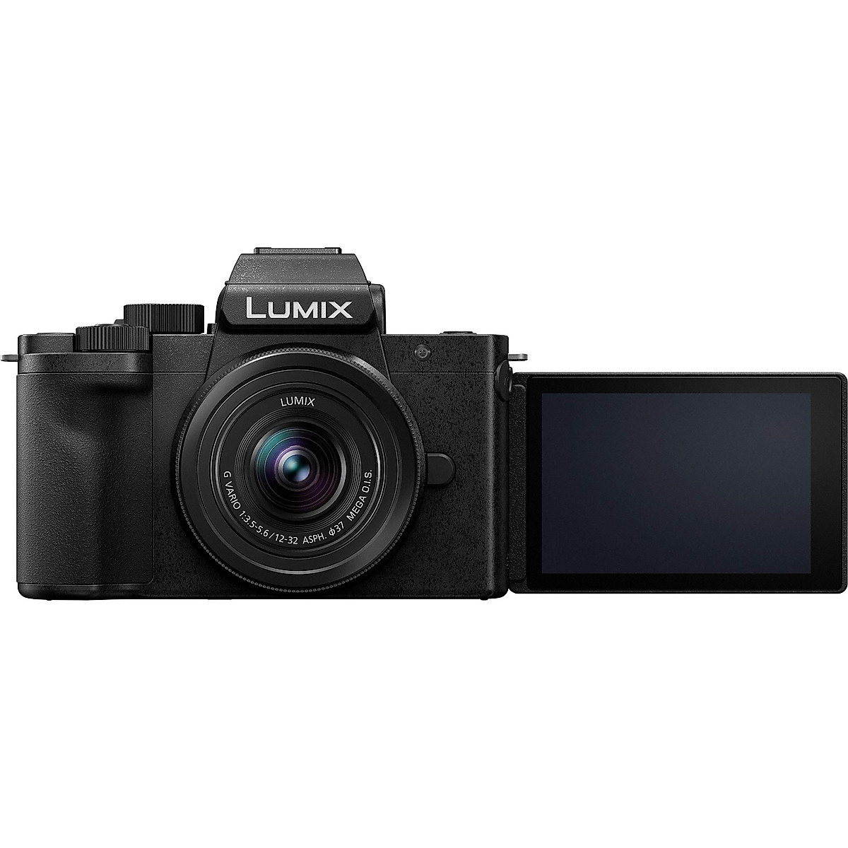 Panasonic DC-G100KK LUMIX G100 Mirrorless 4K Vlogging Camera with 12-32mm F3.5-5.6 Lens Bundle with Deco Gear Camera Bag + Photo Video Monopod + Microphone + 64GB Card + Software Kit & Accessories