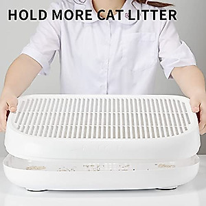 PETKIT Cat Litter Ramp for All PETKIT Self-Cleaning Cat Litter Boxes, Double Layered Litter Trapper, Easy Clean Cat Litter Step and Stair