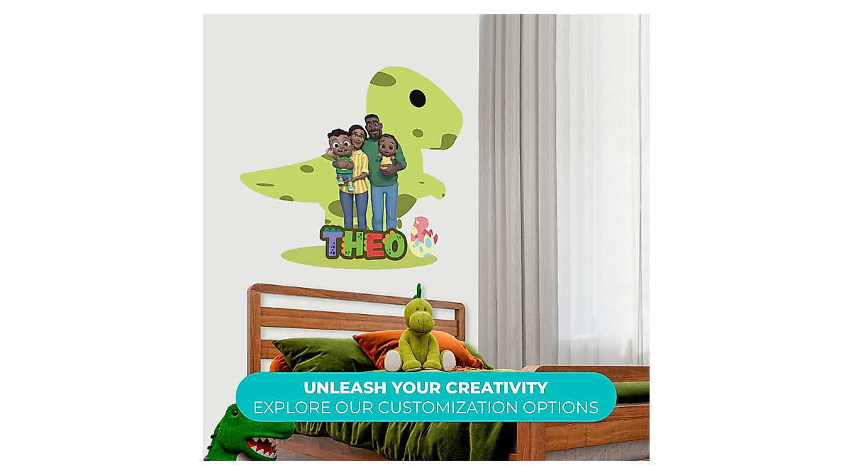 EGD CoComelon Wall Decor Personalized for Kids | Custom Size & Color