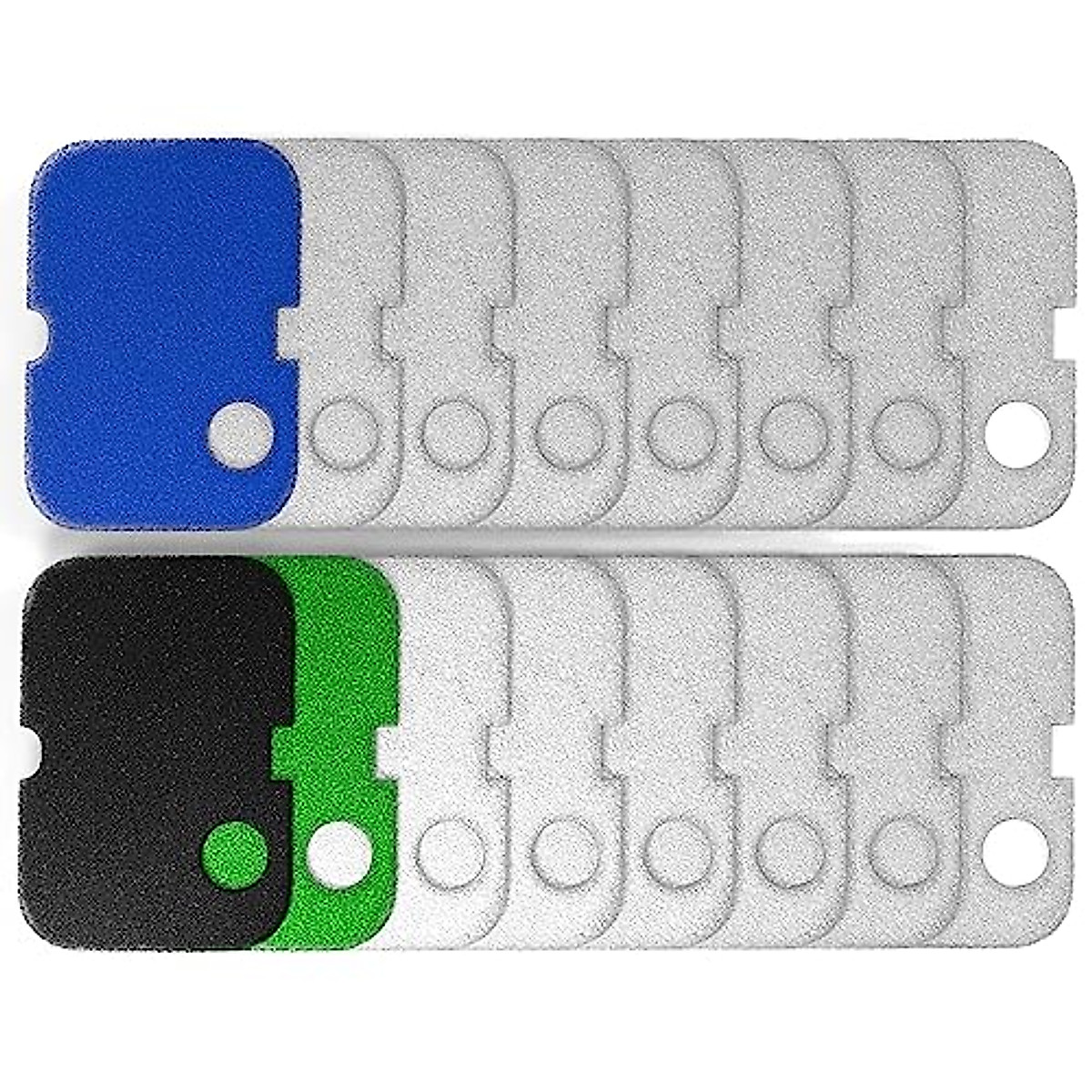 Think Crucial Replacement Aquarium Canister Filters - Compatible with Cascade 700, 1000, CCF2UL & CCF3UL (16 Pack)