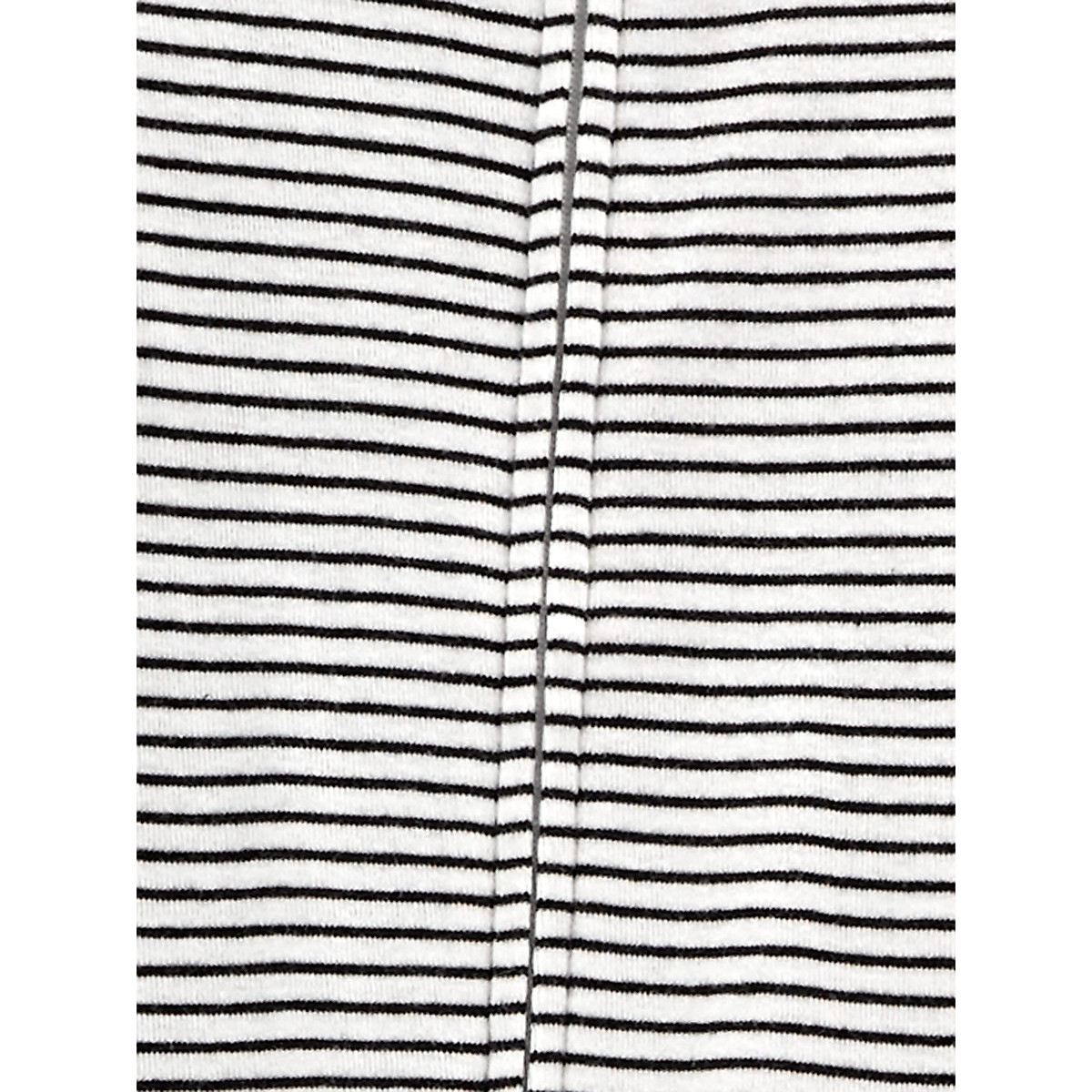 Simple Joys by Carter's Girls' 3-Pack Snug Fit Footed Cotton Pajamas, Brown Animal Print/Grey Polka Dot/White Stripe, 6-9 Months