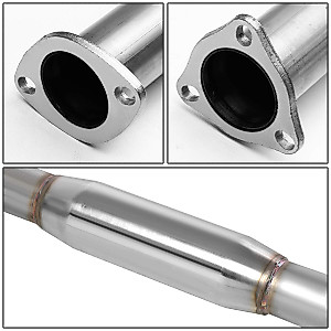 4 Inches Round Muffler Tip Catback Exhaust System Compatible with Acura Integra RS GS LS 4-Door Sedan 1994-2001, Stainless Steel
