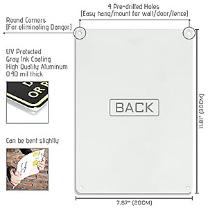 Bestylez Please Leave Packages Deliveries Here - Bestylez Delivery Sign for Outdoor Use 12" * 8" (153)