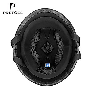 German Style Motorcycle Helmet, Thin Skull Cap Half Helmet for Adult Men Women, Novelty DOT Half Shell Helmet, Retro Half Face Helmet for Cruiser Scooter Chopper, DOT Approved (Matte Black, Large)