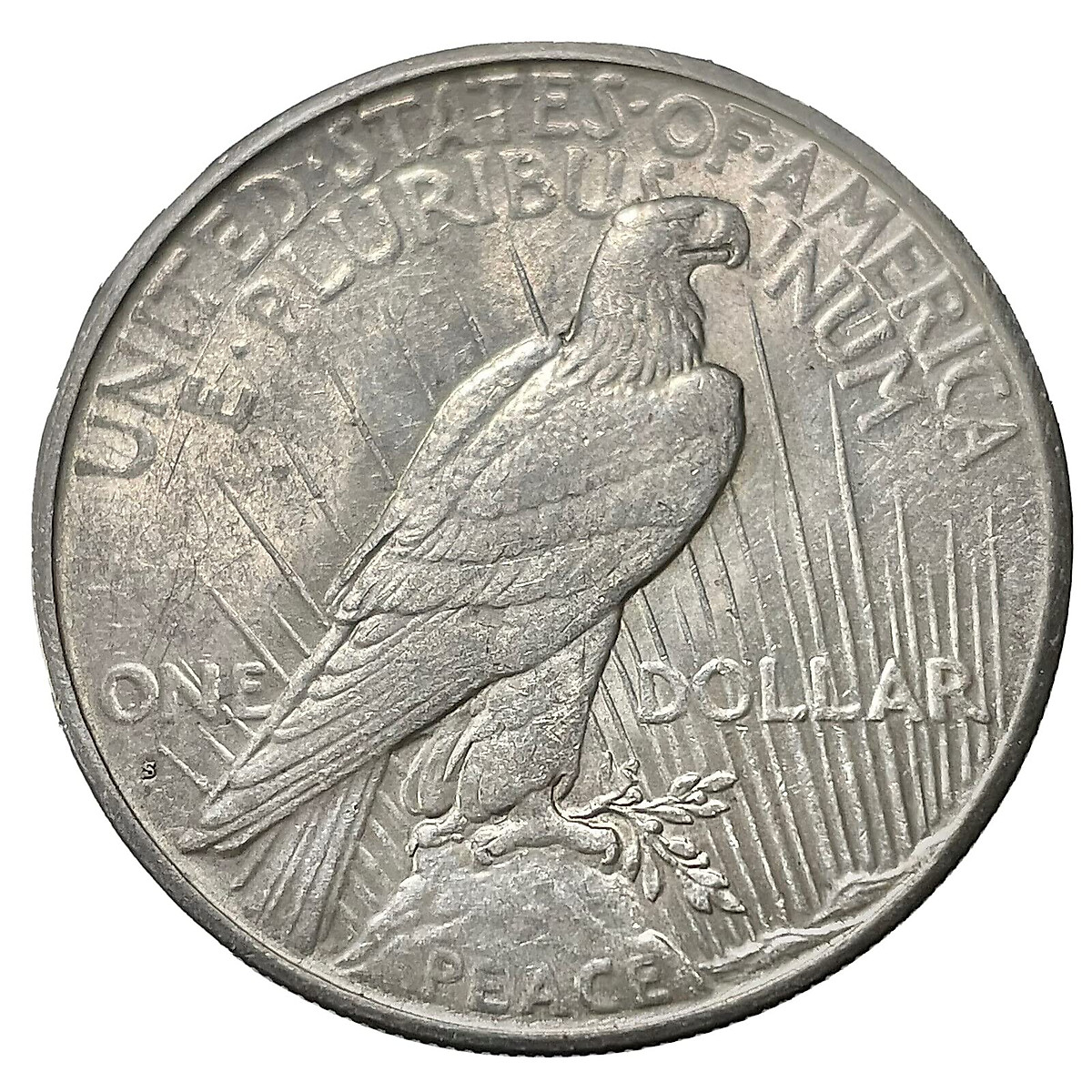 1921-1935 Peace Dollar, USA's Last Circulating Silver Dollar. Design Celebrating Peace After World War 1. $1 Graded By Seller Circulated Condition